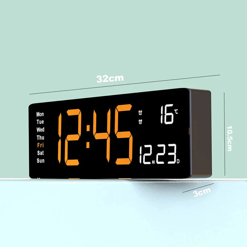 PulseTime – Digitale LED Uhr mit Fernbedienung und übersichtlichem LED